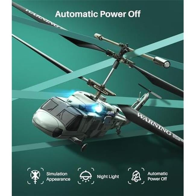 UNO1RC NM55610 Military Remote Control Helicopter for Kids - Walmart.com