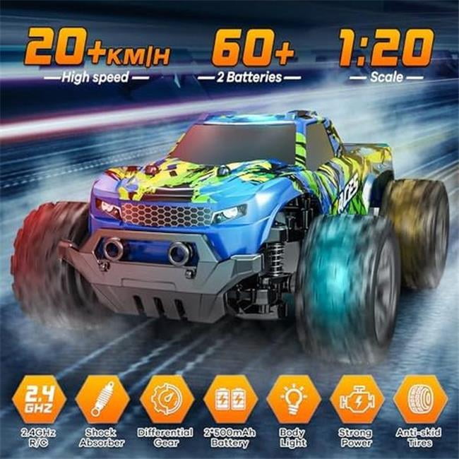 UNO1RC NM56492 20Kmph High Speed All Terrain Off-Road RC Monster Truck ...