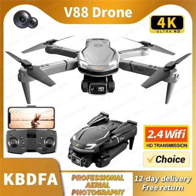 UNO1RC NM59111 V88 Drone Wi-Fi FPV Professional Aerial Dual-Camera RC ...