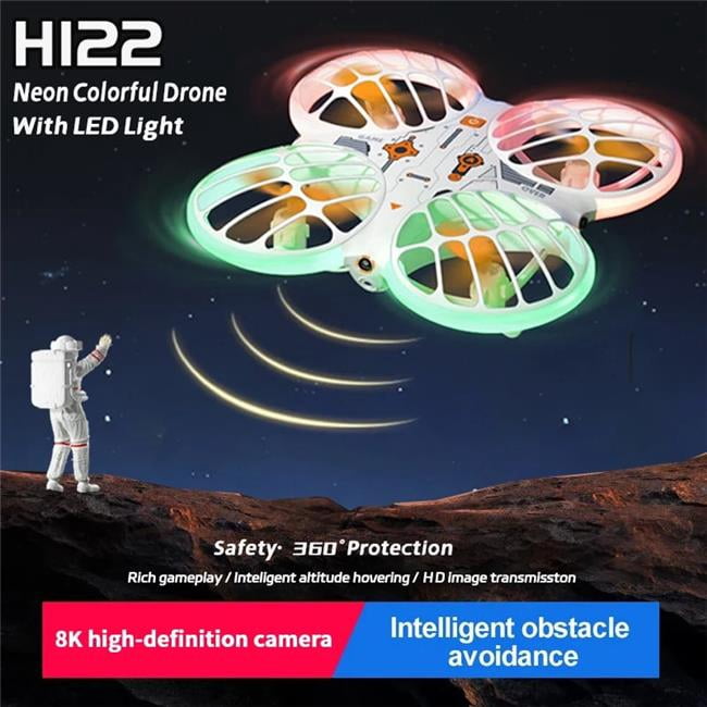 UNO1RC NM59234 Mini Drone with LED Light Wi-Fi FPV Drones Wide Angle HD ...