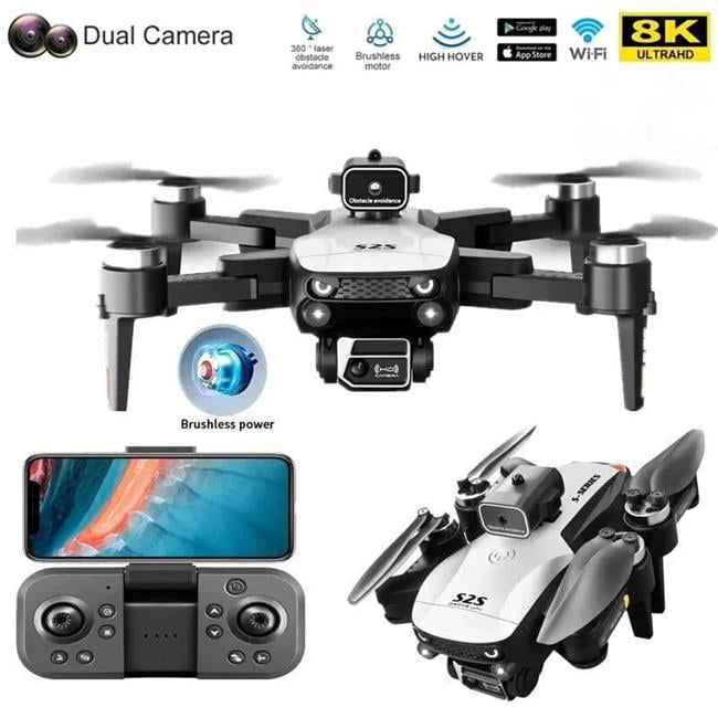 UNO1RC NM59420 S2S Drone 8K HD Aerial Camera Wi-Fi FPV Optical Flow ...