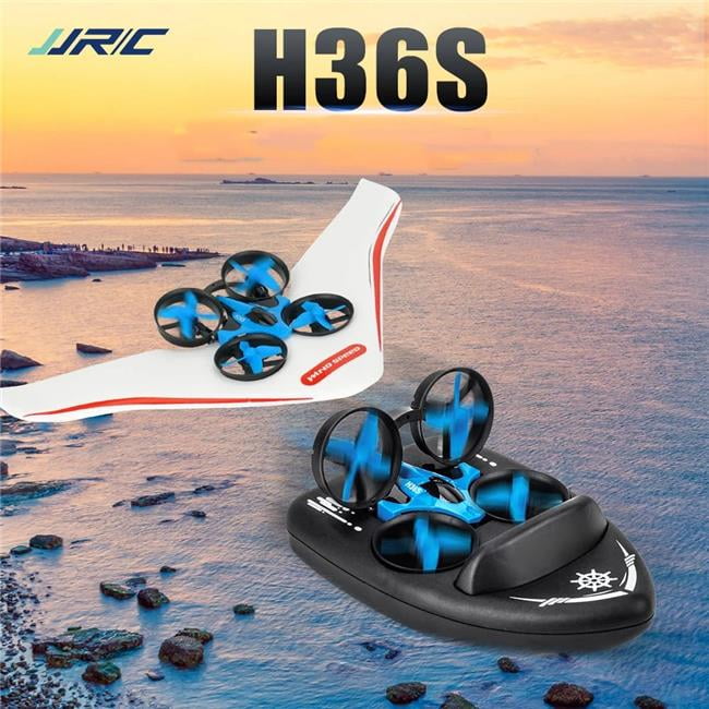 UNO1RC NM59584 H36S 2.4GHz All in One RC Drone Hovercraft Sea-Land-Air Switchable Helicopter ...