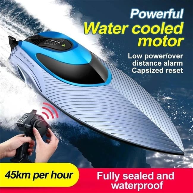 UNO1RC NM59608 RC High Speed Racing Boat Waterproof Speedboat 2.4G ...