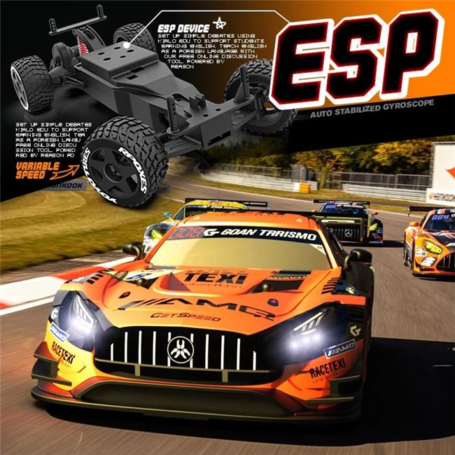 UNO1RC NM59716 High Speed RC Rear Drive 1-24 Remote Control Drift Cars ...