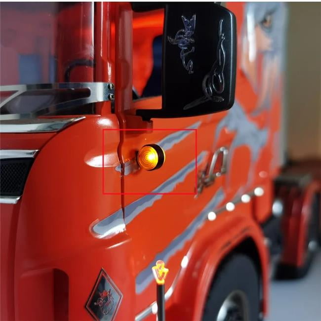 UNO1RC NM59815 Marker Lamps for 1 by 14 Tamiya RC Truck Tractor Outline ...