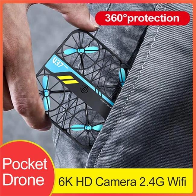 UNO1RC NM59863 V37 Drone 6K HD Camera Mini Drone Grid Full Protection ...
