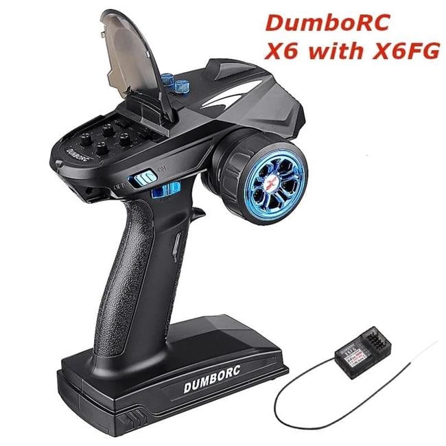UNO1RC NM59874 X6 RC Transmitter 2.4G 6CH with X6FG Receiver RC Car ...