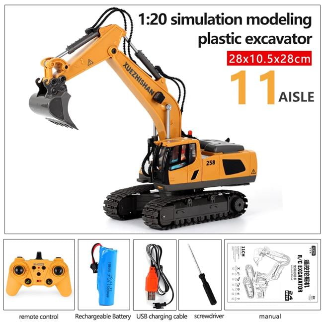 UNO1RC NM59961 Channel RC Excavator Control Remote Car 2.4G Radio ...