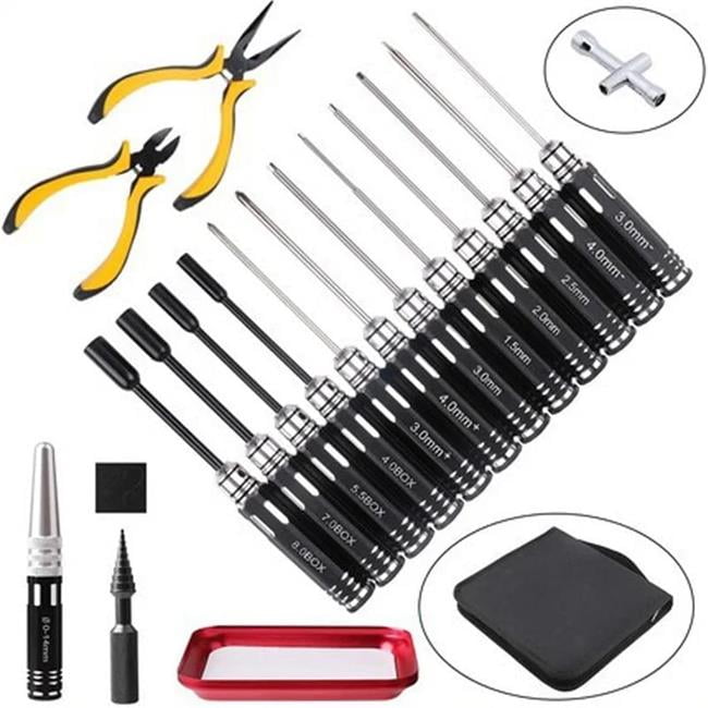 UNO1RC NM60074 23 in 1 RC Tools Kits Screwdriver Pliers Hex Sleeve ...