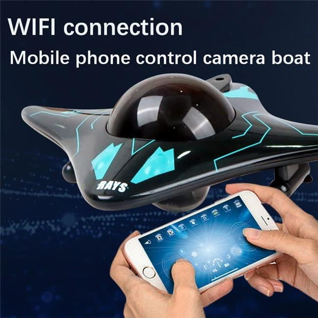 UNO1RC NM60152 6 Channels RC Boat Submarine with Underwater Camera ...