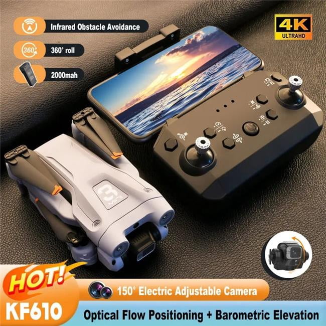 UNO1RC NM60218 Mini Drone 4K HD Dual Camera ESC FPV 360 Deg Roll ...