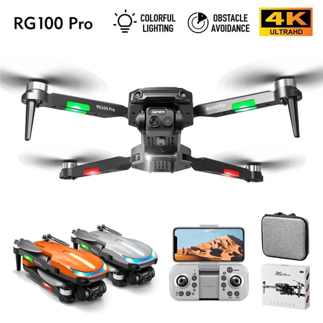UNO1RC NM60341 Pro Drone 5G Wi-Fi FPV GPS Return Brushless Motor 4K HD Dual Camera 360 Deg Laser ...