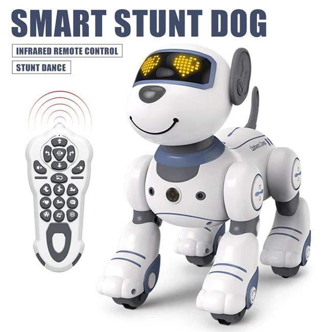 UNO1RC NM60636 RC Robot Electronic Dog Stunt Dog Voice Command ...