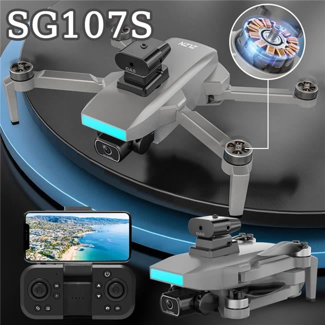 UNO1RC NM61148 SG107S Foldable Helicopter with 4K HD Dual Cameras ...