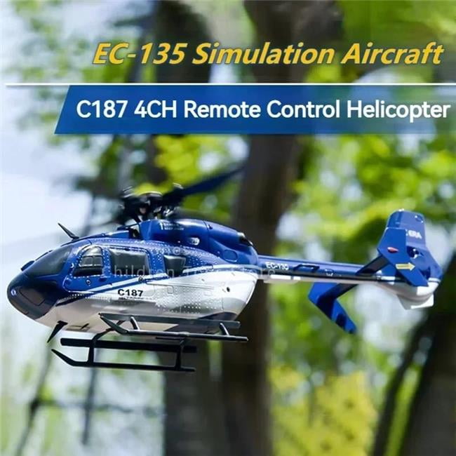 UNO1RC NM61400 EC135 RC Helicopter Simulation C187 4 Channel Remote ...