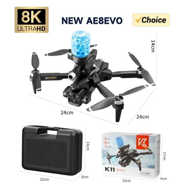 UNO1RC NM61622 8K GPS Professional Triple Camera Wide Angle Optical ...