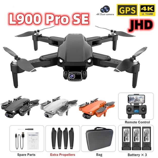 UNO1RC NM62051 L900 Pro SE 4K Drones with Camera HD 4K Visual Obstacle Avoidance Brushless Motor ...