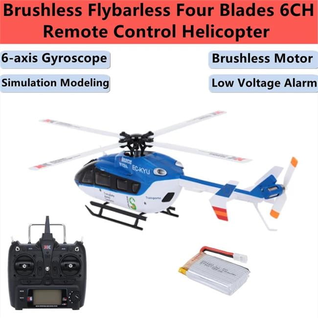 UNO1RC NM62360 Brushless Inverted Flying Remote Control Helicopter 3D6G ...