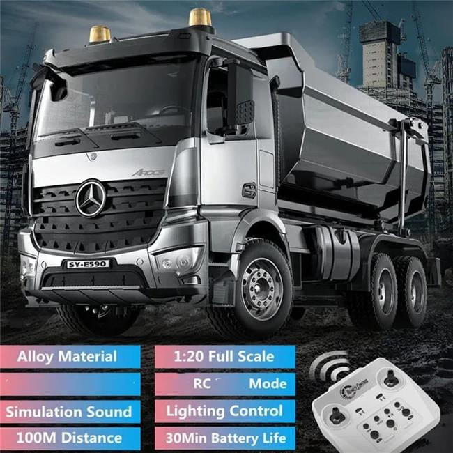UNO1RC NM62369 Large Simulation Scratch RC Dump Truck Remote Control ...