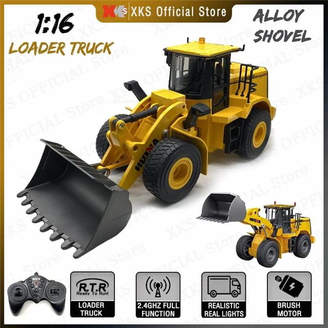 UNO1RC NM62547 1 by 16 RC Truck 11 Channel 2.4G Remote Control Loader ...