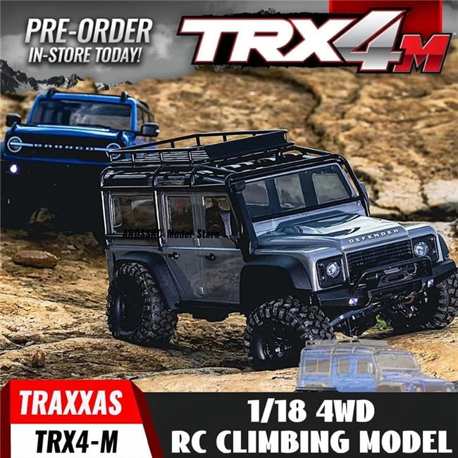 UNO1RC NM62592 1 by 18 Mini TRX4M 4DW RC Car Land Rover Lima RC Electric Climbing Vehicle Off ...