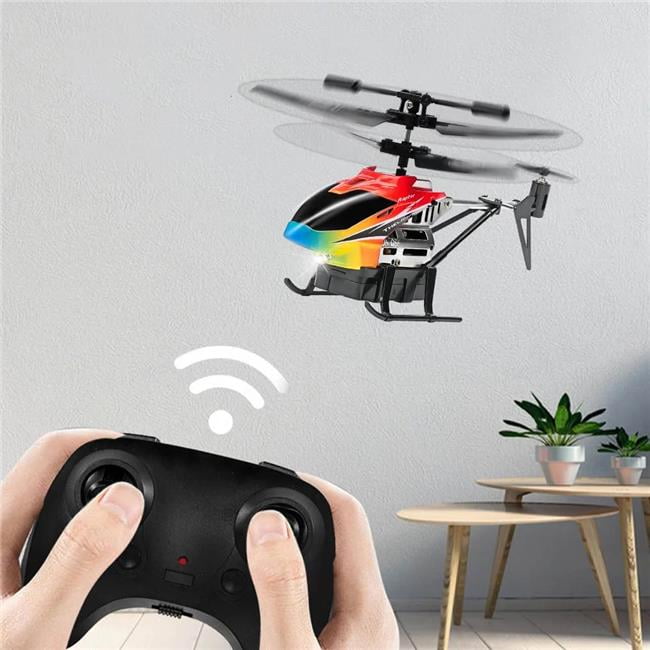 UNO1RC NM58751 Plane 3.5 Channel RC Helicopter with Light Fall ...