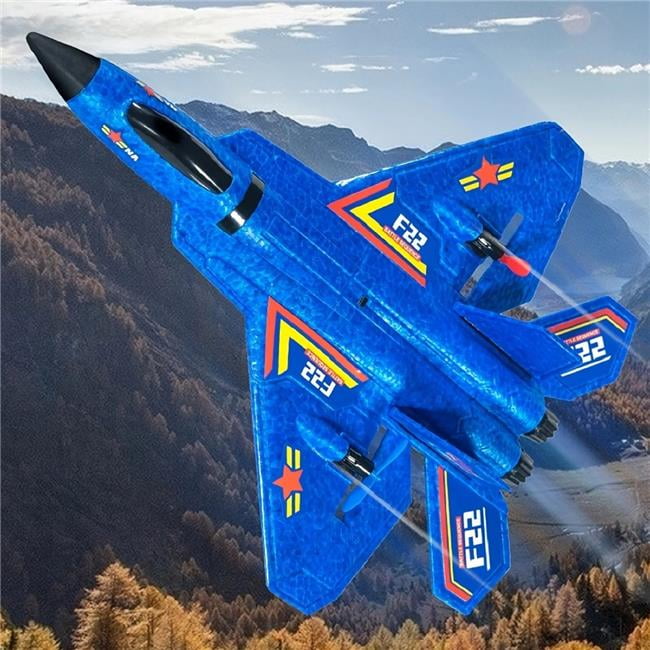 UNO1RC NM60370 Plane Airplane Model Novel F-22 Fighter Raptor Glider ...
