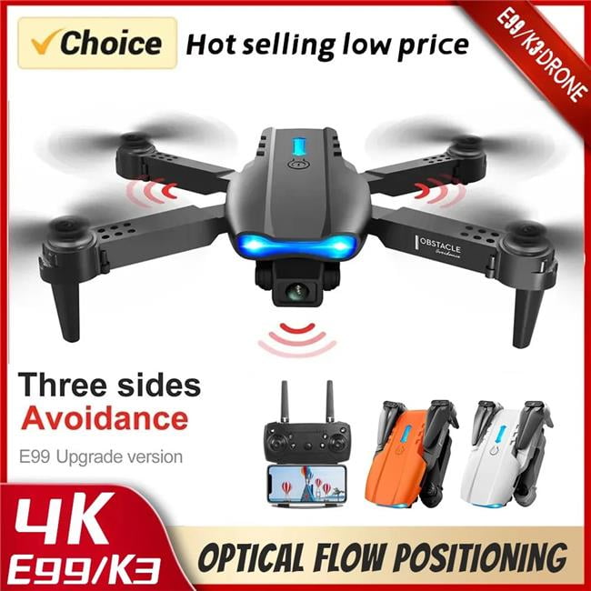 UNO1RC NM58589 Pro Drone with Camera Professional 4K Dual Camera Wi-Fi FPV Quadcopter Aircraft ...