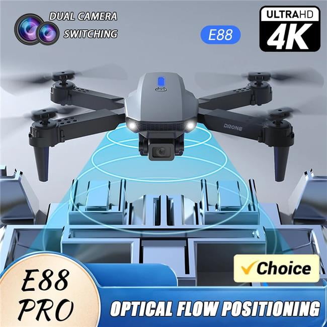 UNO1RC NM58375 Pro RC Drone Optical Flow Drone with 4K Camera HD Camera ...