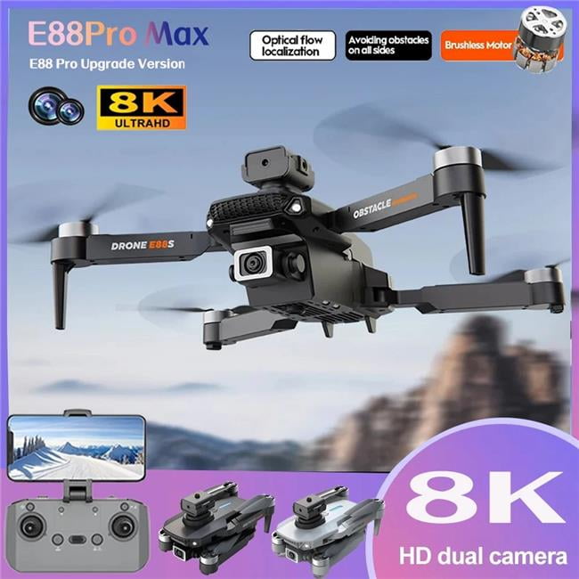 UNO1RC Pro Upgraded Drone 8K Professional 4K HD RC Drones Dual-Camera Wide-Angle Head Remote ...