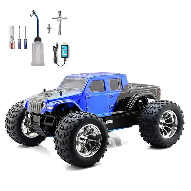 UNO1RC NM62495 RC Monster Truck 1-10 Scale Nitro Power Hobby Car Two ...