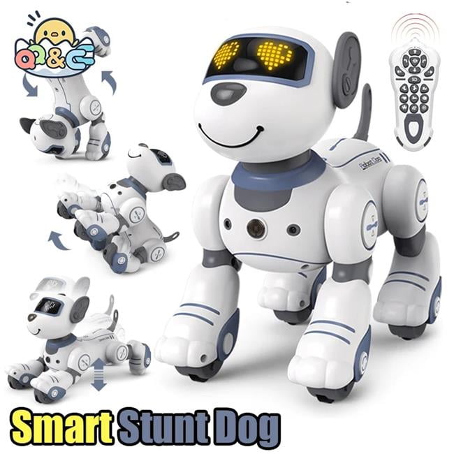 UNO1RC NM59824 RC Robot Electronic Dog Stunt Puppy Voice Command ...