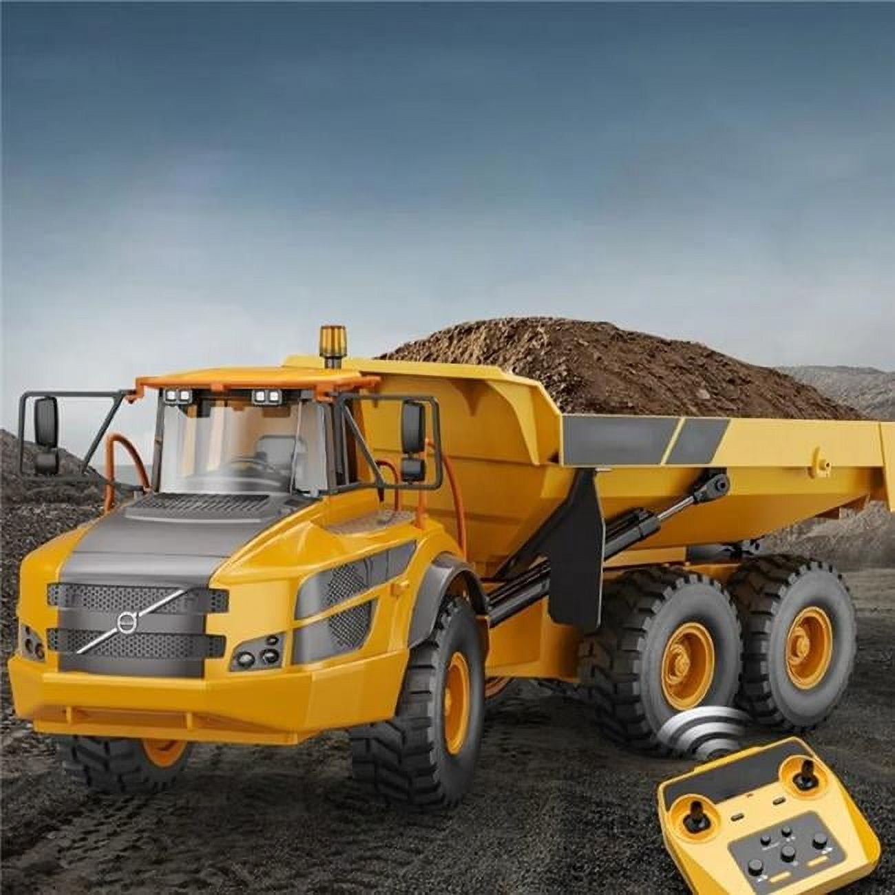 UNO1RC NM61775 RC Truck Boy Toys 1-20 Double RC Dumper Cars Trucks ...