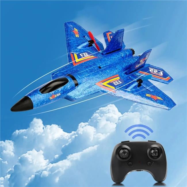 UNO1RC NM58877 Raptor RC Plane 2.4G 2CH Remote Control Flying Glider ...