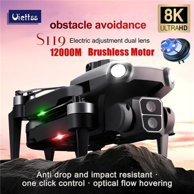 UNO1RC S119 Drone 8K with Dual Camera 5G Wi-Fi Smart Obstacle Avoidance ...