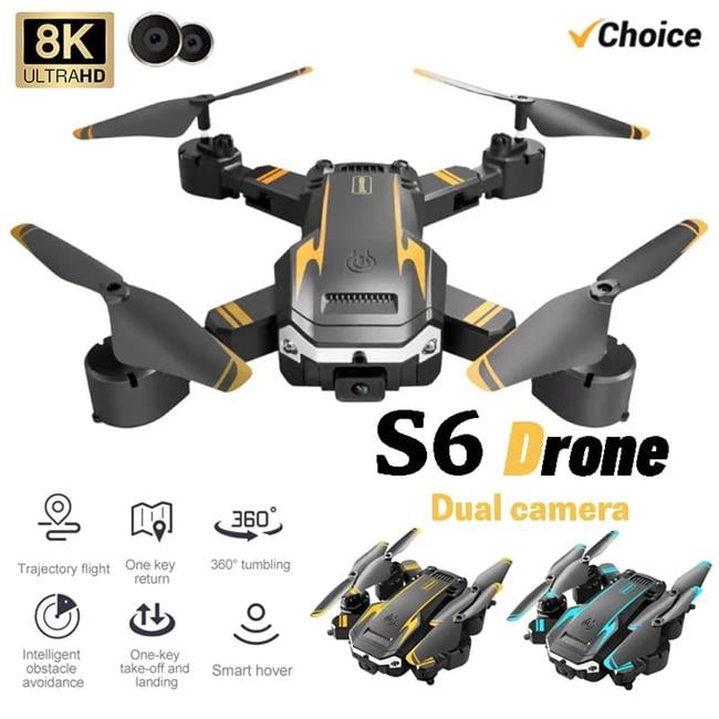 UNO1RC NM58673 S6 Drone Professional 8K HD Camera 5G GPS Drone Aerial ...