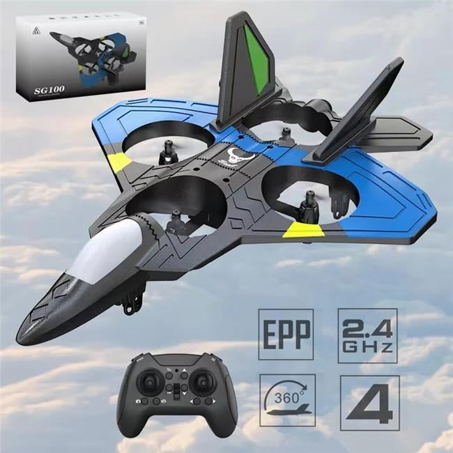 UNO1RC NM59739 SG100 Pro Fighter Remote Control Airplane Anti-Collision ...