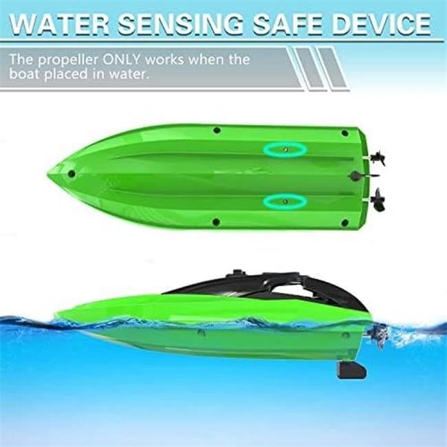 UNO1RC TM57108 RC Boat Remote Control Boat for Pools & Lakes - Green ...