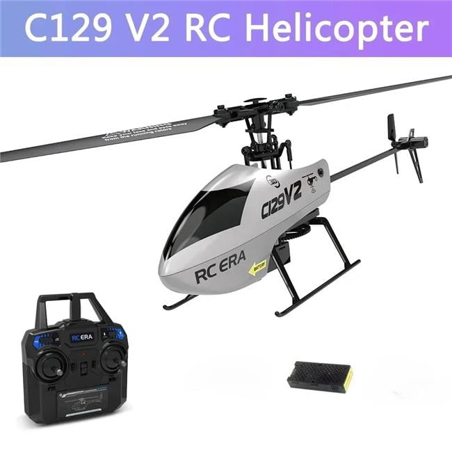 UNO1RC V2 RC Helicopter 6 Channel Remote Controller Helicopter Charging ...