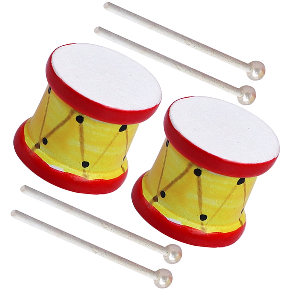 UNOMOR 1 Set Miniature Musical Instrument Models Wood Assorted Color ...