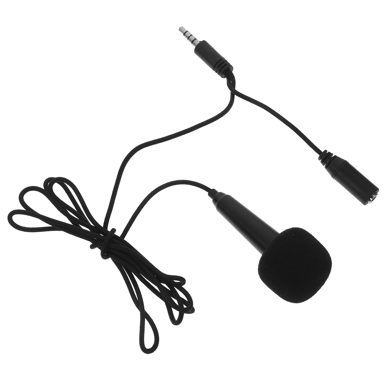 Soimiss 1Set Compact Black Microphone for Mobile Phone Laptop Live ...
