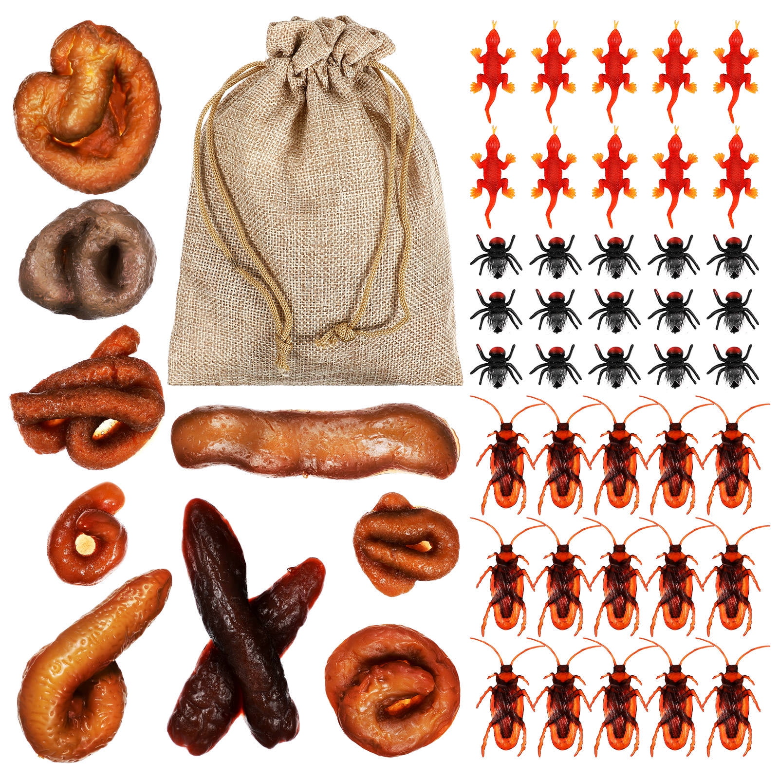 UNOMOR 1 Set of Realistic Fake Poop Toys Practical Prank for Friends at ...