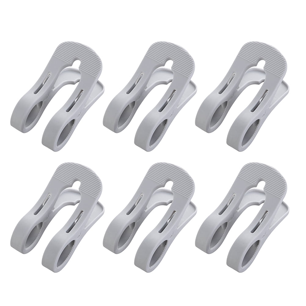 UNOMOR 10 Pcs Quilt Drying Clamps Light Grey PP Plastic for Strong ...
