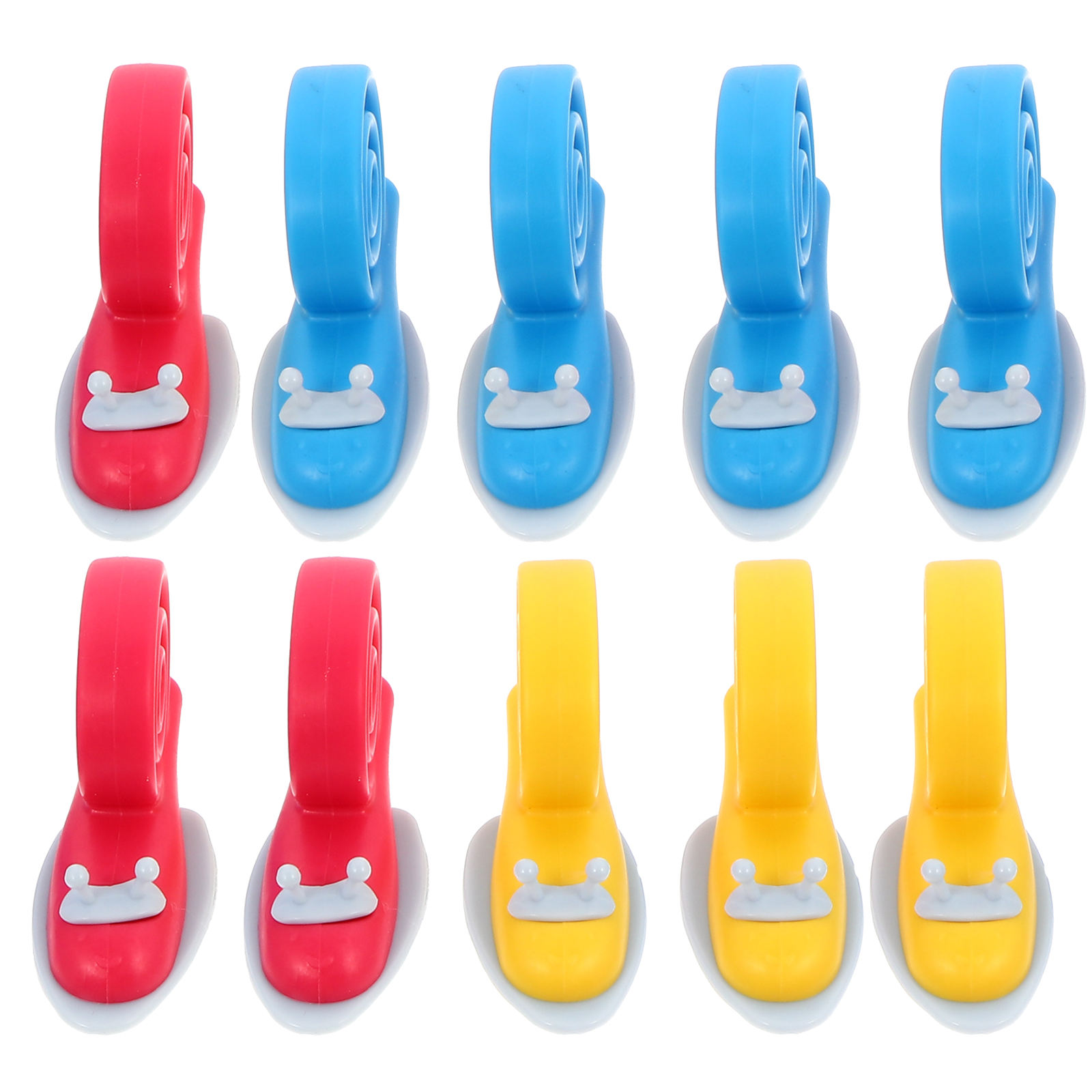 UNOMOR 10pcs Assorted Color Door Stopper Holder TPE Protects Injuries ...