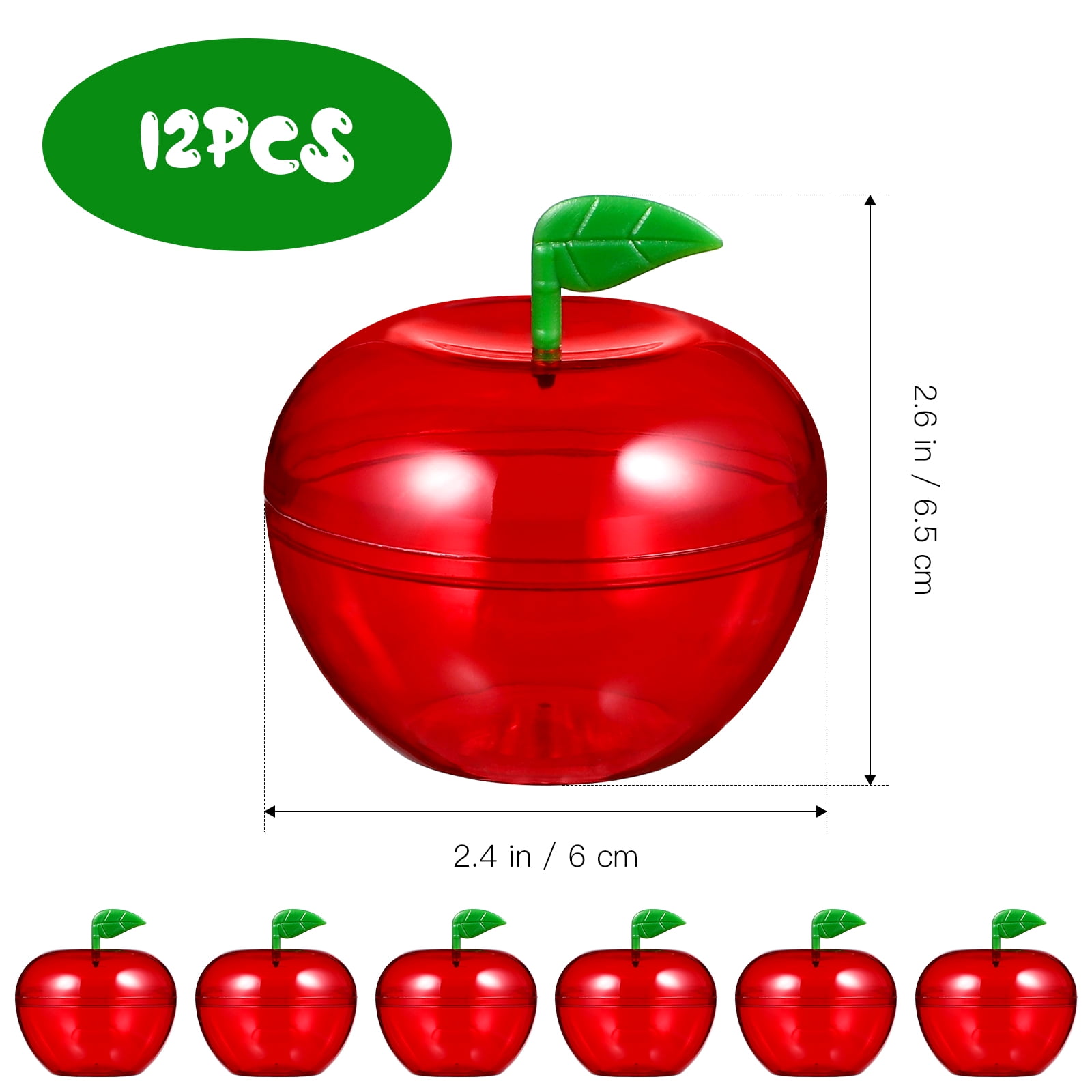 Soimiss 12 Pcs Candy Boxes Wedding Favor Boxes Clear Jars Candy Storage ...