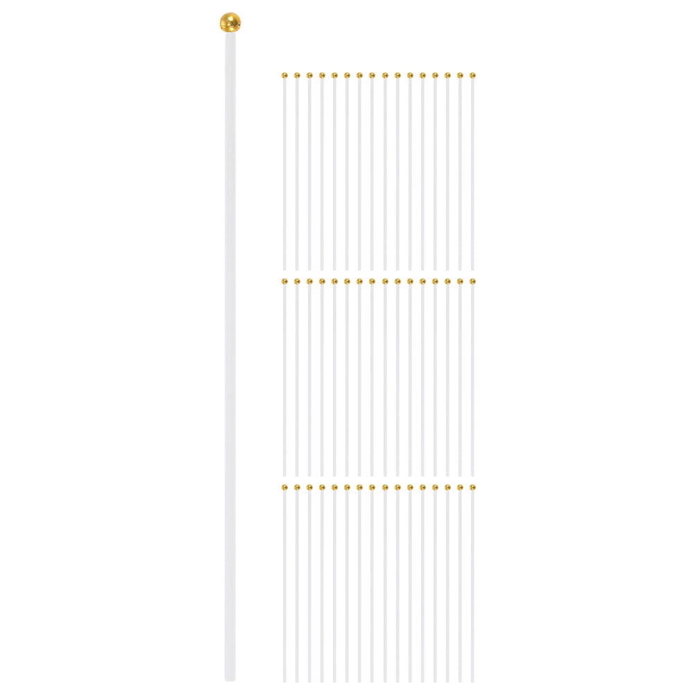 UNOMOR 120pcs Flag Pole Hardware Plastic Flag Poles Durable Withstand ...