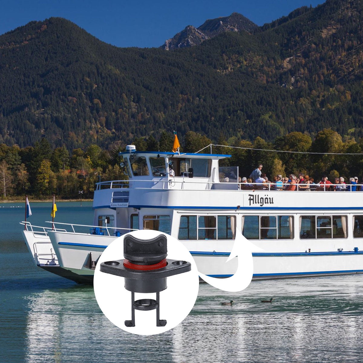 UNOMOR 1Set Scupper Stopper Plugs Nylon Drainage for Outdoor Water ...