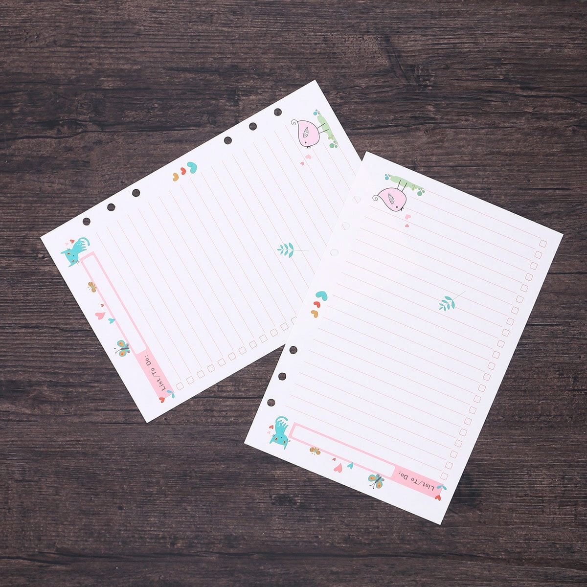 UNOMOR 2 Packages Diary Filler Paper for Daily Use in Spiral Notebook ...