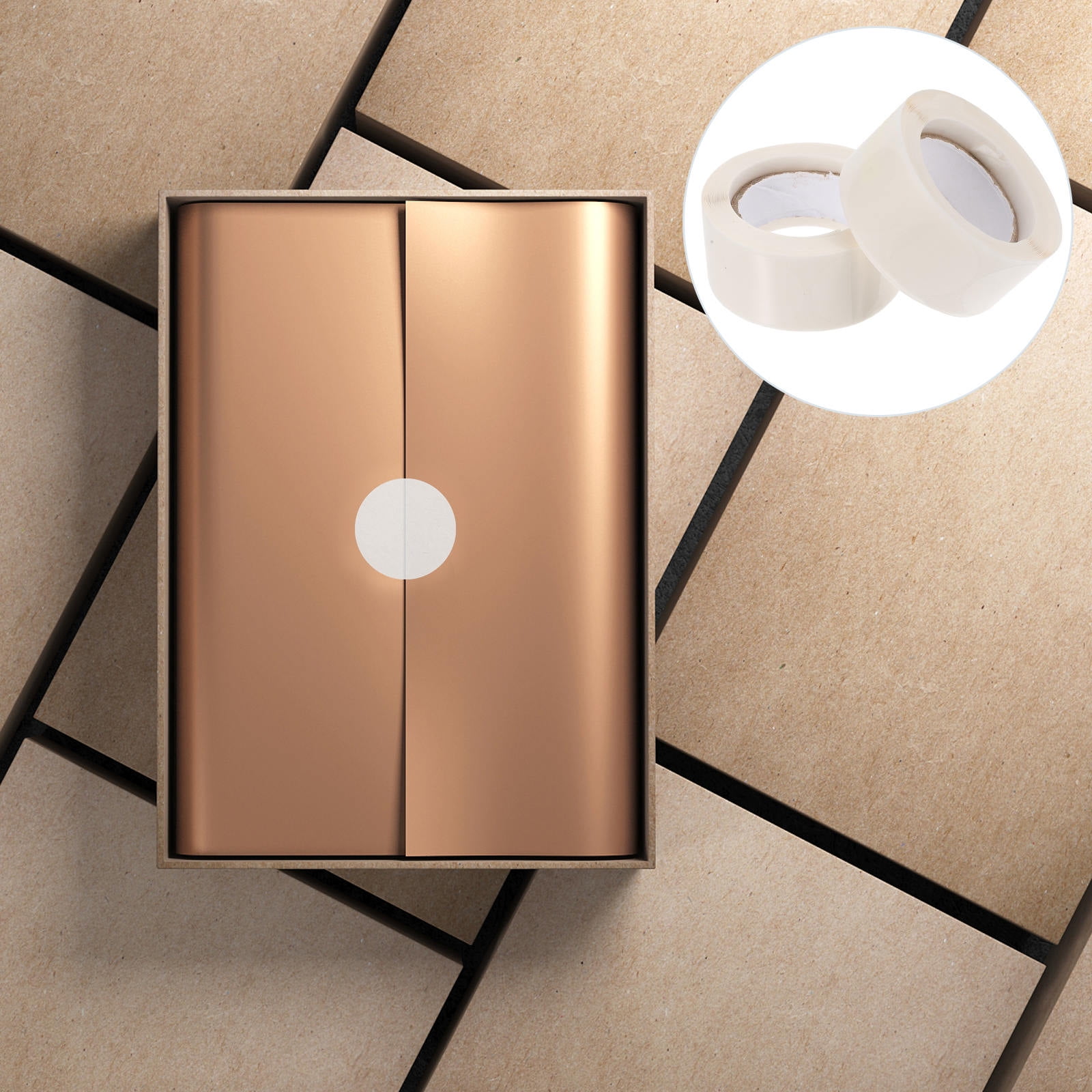 Soimiss 1000Pcs Self Adhesive Clear Label Stickers for Party Favor and ...