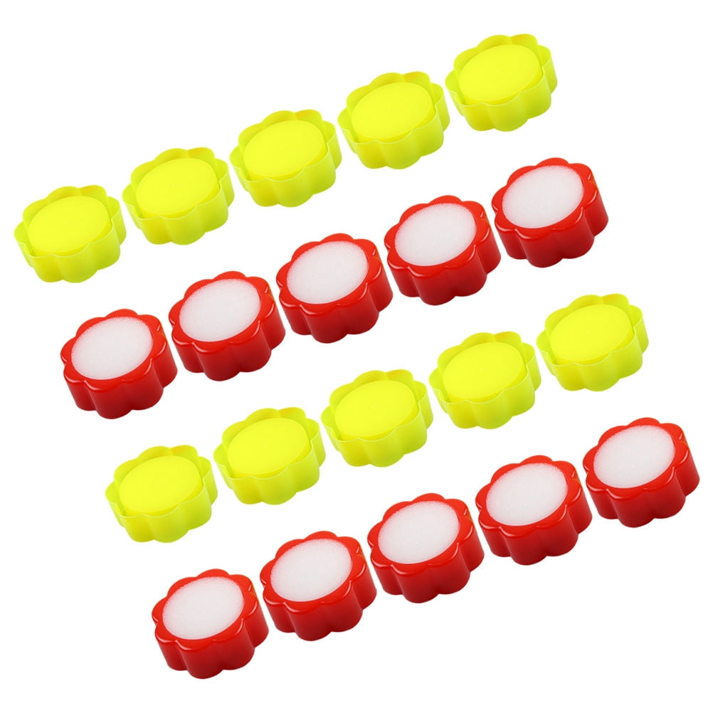 Soimiss Wet Finger Sponge Red PP 20Pcs Finger Wetting Paper Handling ...